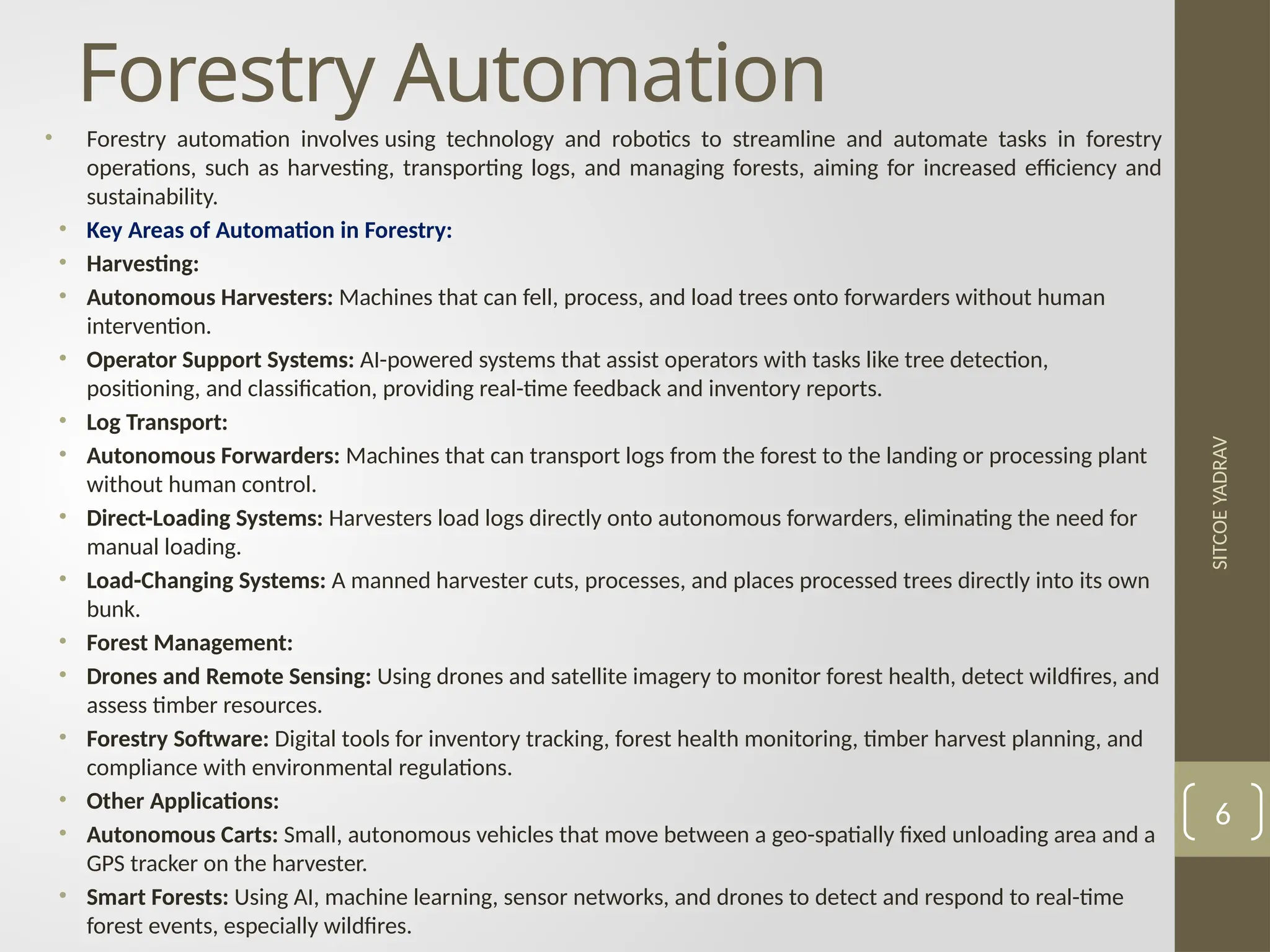 Field Robotics Forestry Robot locomotion Forestry Automation SLAM in ...