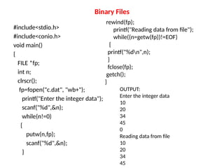 pre processor and file handling in c language ppt | PPT