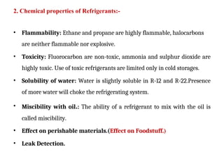 Refrigerants and Refrigeration Equipment | PPT