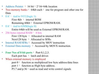 8051 Architecture in unit 3 for MPMC .pptx