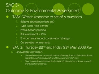 Unit 3 Biodiversity Management | PPT