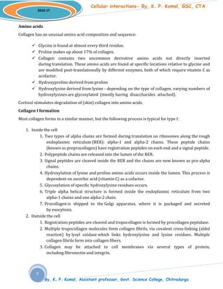 Unit 3-cell cell interactions | PDF | Biological Sciences | Science