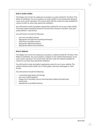 2018 Sample - Unit 3 : Digital Media Skills | PDF