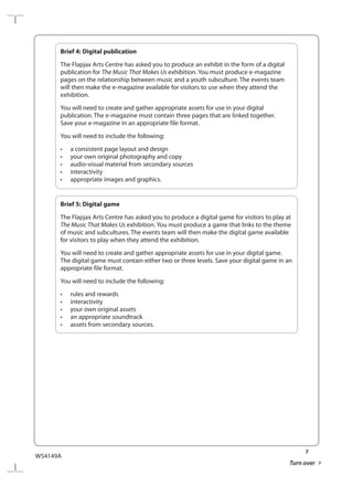 2018 Sample - Unit 3 : Digital Media Skills | PDF