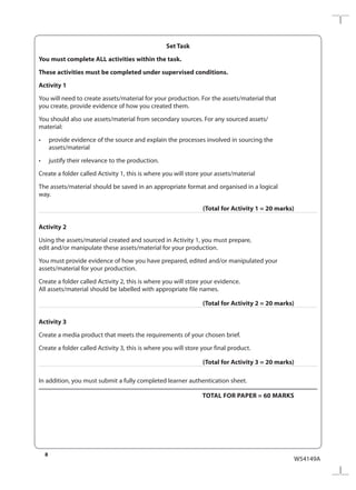 2018 Sample - Unit 3 : Digital Media Skills | PDF