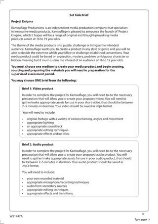 2017 Sample Unit 3 : Digital Media Skills | PDF