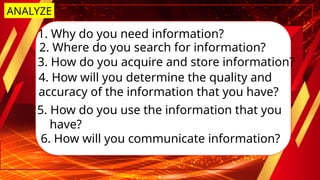 UNIT-3-INFORMATION-LITERACY.pptx from quipper | PPTX
