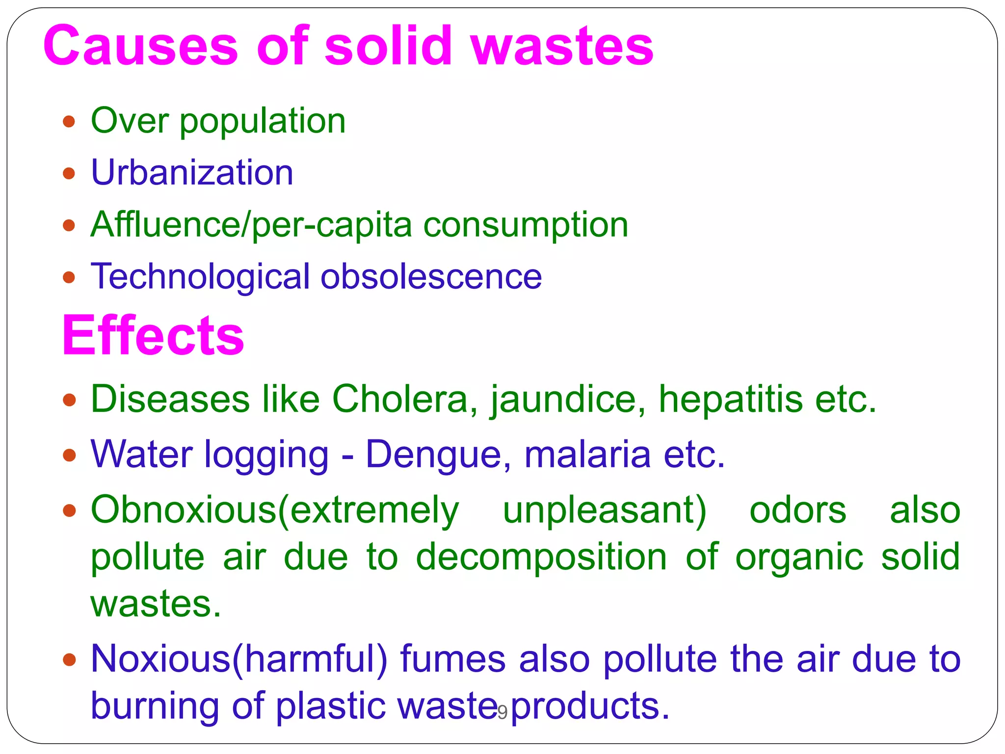 SOLID WASTE MANAGEMENT | PPT