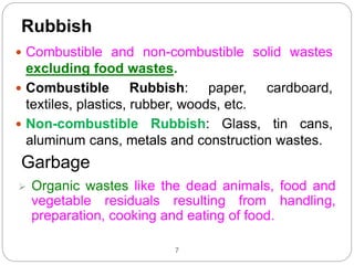 SOLID WASTE MANAGEMENT | PPT | Environmental Services Industry | Industries