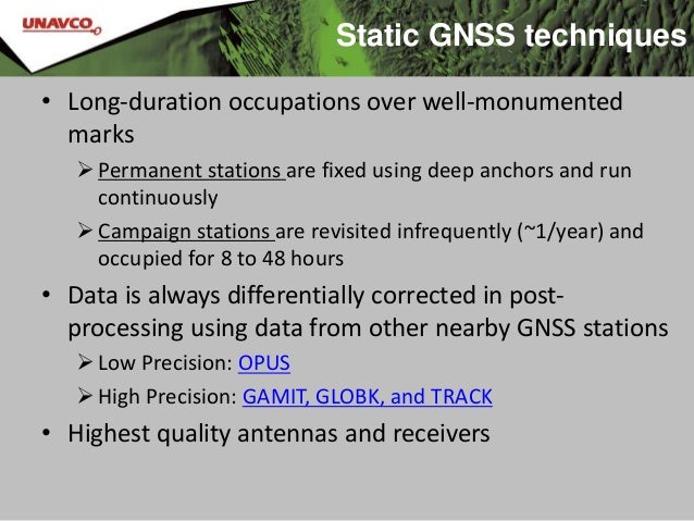 Unit 3 Static GNSS Lecture