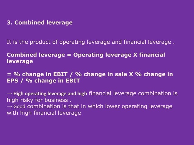Unit 3-leverage | PPT
