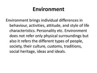 Foundation of Individual Behaviour | PPTX