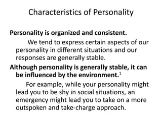 Foundation of Individual Behaviour | PPTX