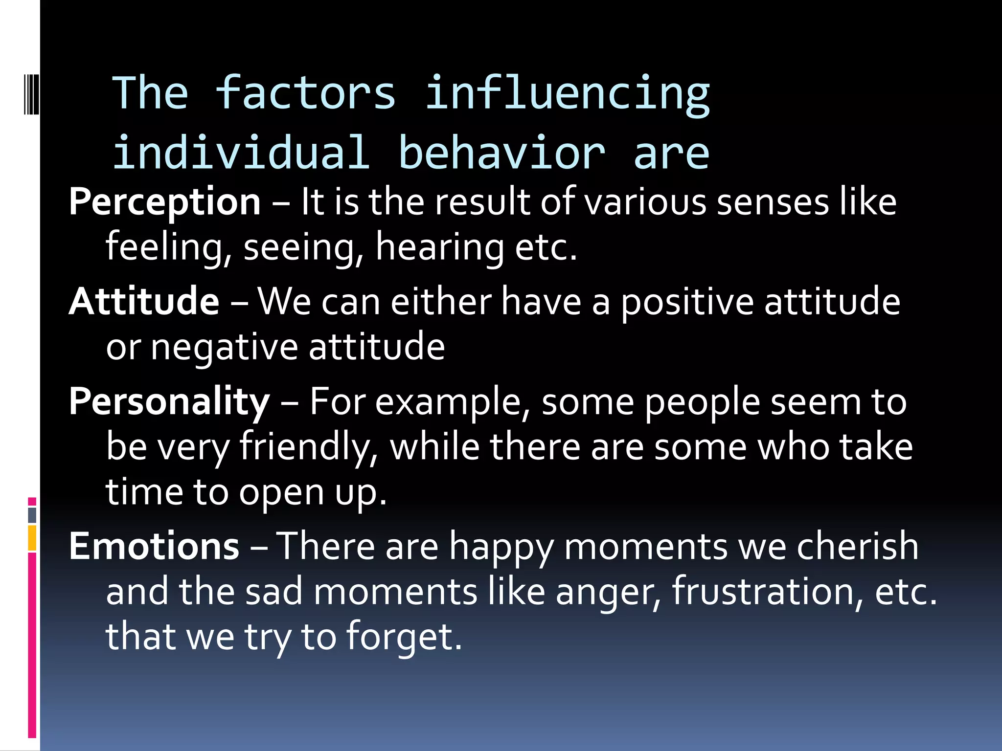 Organizational Behaviour | PPTX