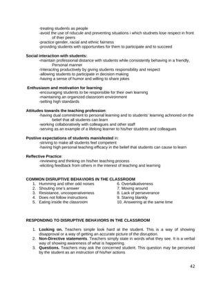 Classroom Management and Classroom Routines | PDF