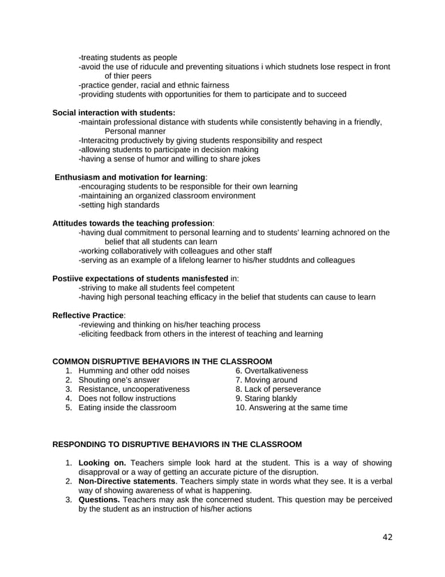 Classroom Management and Classroom Routines | PDF