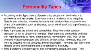 Unit-3 -Personality.pdf for BSN Generic first and third semester | PDF