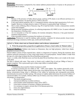 Unit 3-polymers | PDF