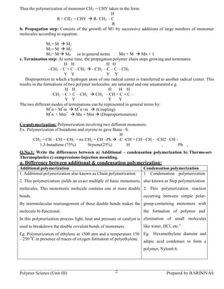 Unit 3-polymers | PDF