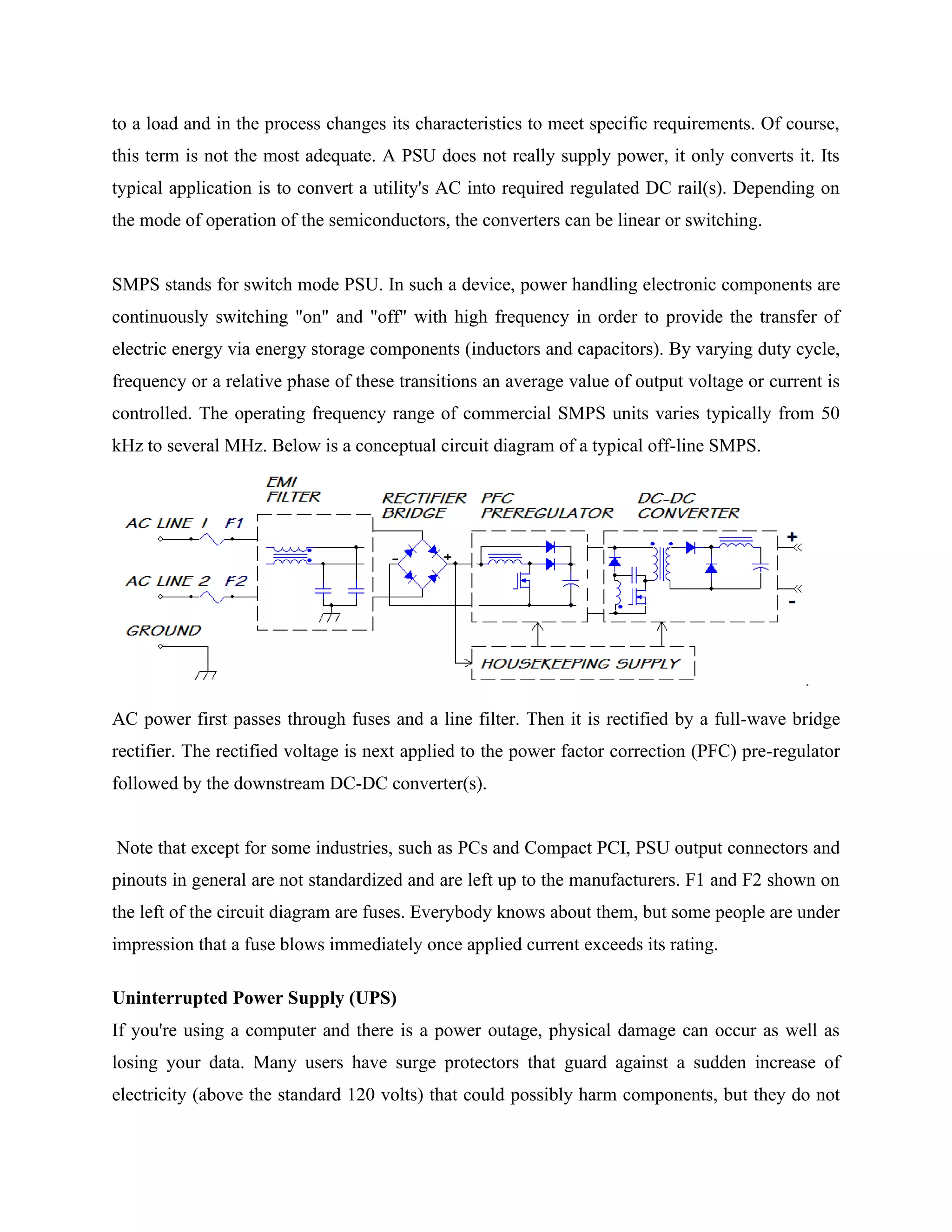 Unit 3- power supplies | PDF