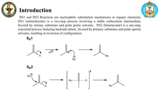Comprehensive Study of SN1 and SN2 Nucleophilic Substitution Reactions ...