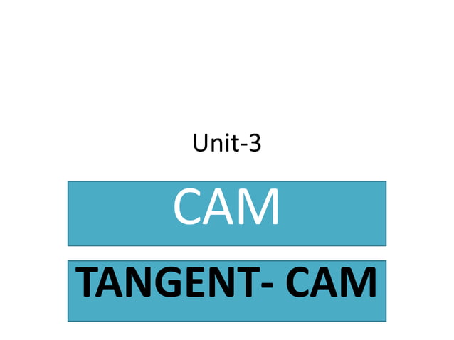 Tangent cam | PPTX | Cameras and Camcorders | Consumer Electronics
