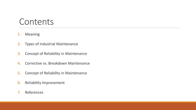 Industrial Maintenance (Full Notes) | PPTX | Mechanical and Industrial ...