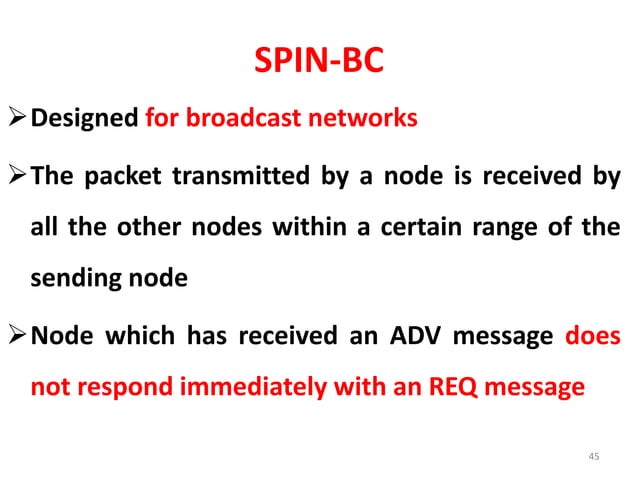 Unit 33-routing protocols for wsn | PPTX | Internet of Things | Internet