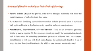 Advanced Filtration Processes & Insights | PPTX