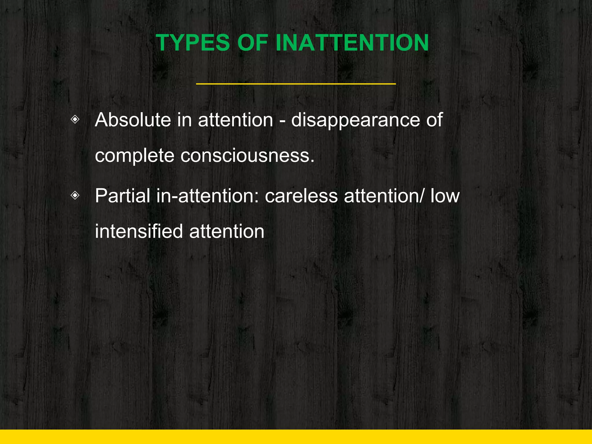 Attention (Psychology for Nurses) | PPTX