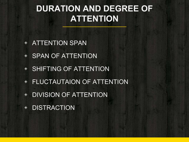 Attention (Psychology for Nurses) | PPTX | Medical Health