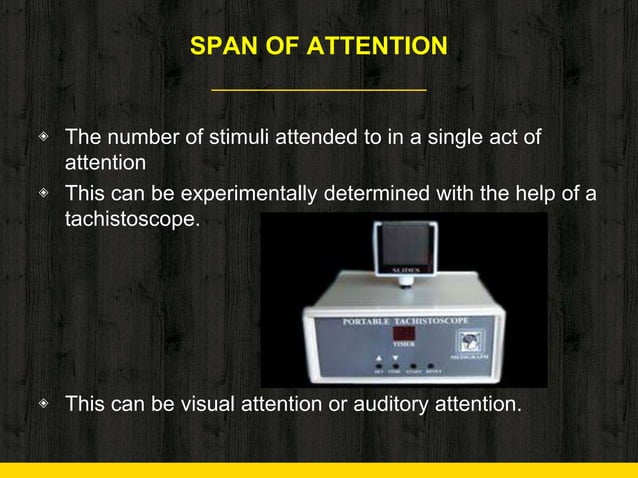 Attention (Psychology for Nurses) | PPTX | Medical Health