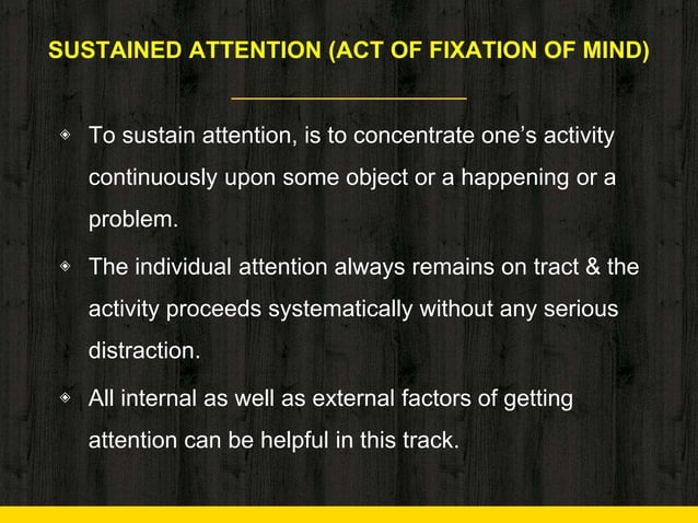 Attention (Psychology for Nurses) | PPTX | Medical Health