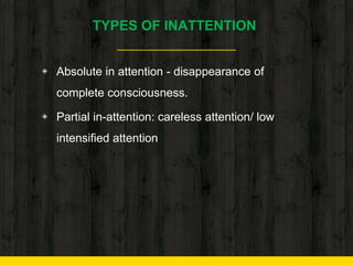 Attention (Psychology for Nurses) | PPTX