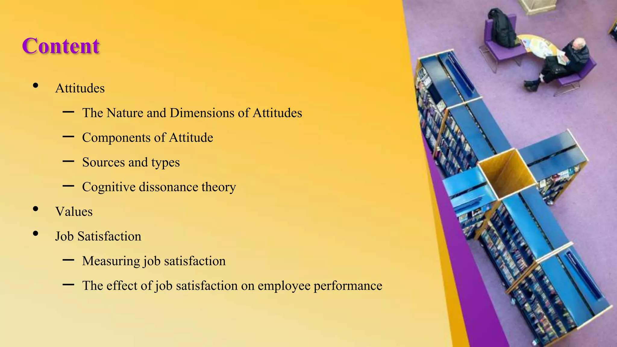 attitudes, values and job | PPTX