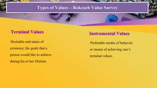 attitudes, values and job | PPTX