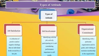 attitudes, values and job | PPTX