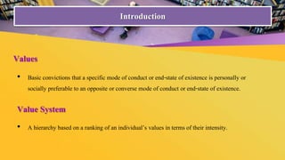 attitudes, values and job | PPTX