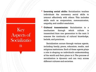 B.Ed (101) Concept of Socialization.pptx
