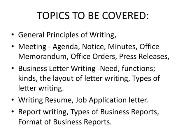 UNIT-3 Business Communication notes for bba | PDF