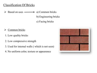 Bricks moulding Unit-3 (Bricks).pptx Unit-3 (Bricks).pptx