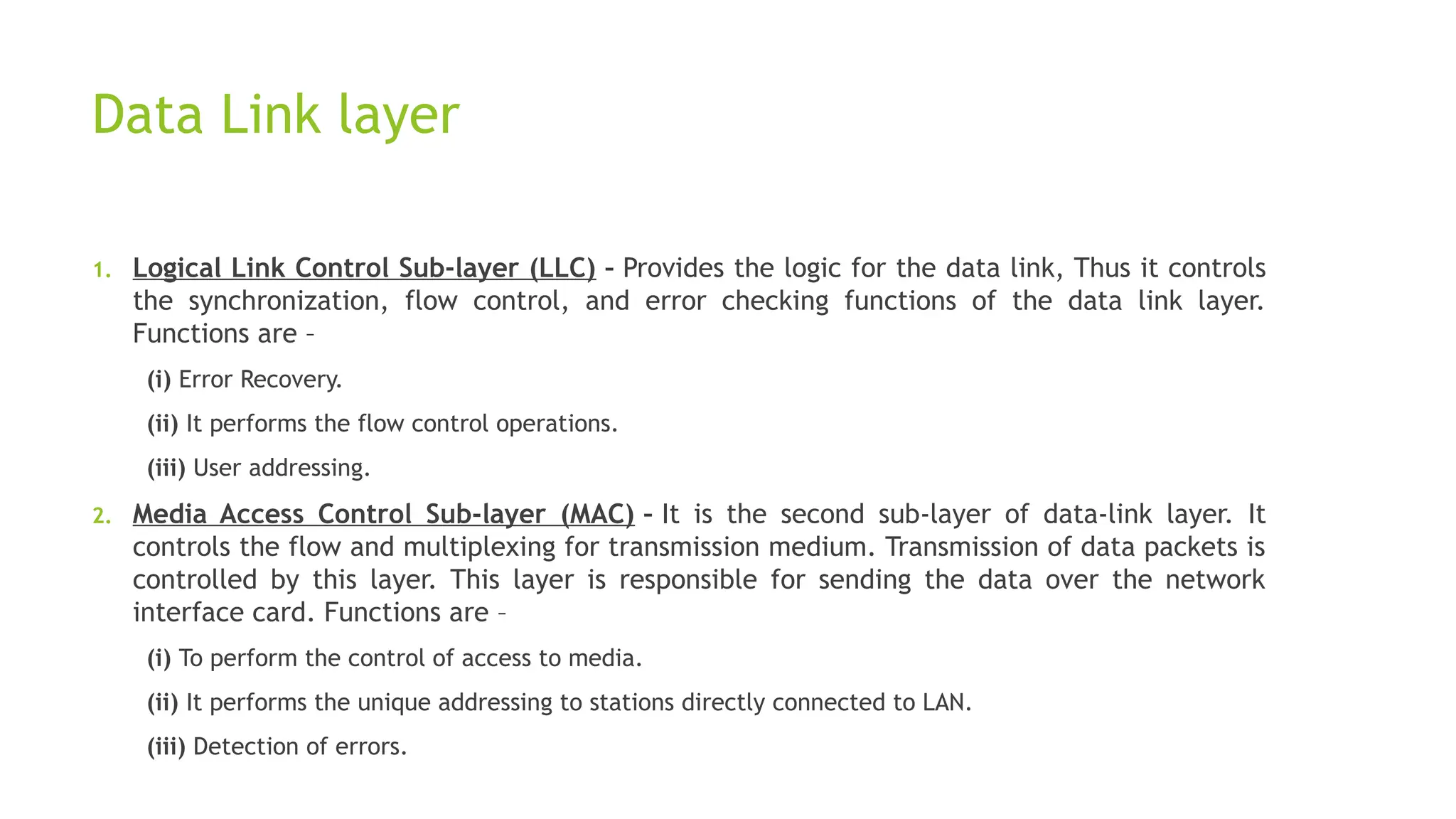 Computer Networks (Computer Engineering) Unit-3 Data Link Layer & its Protocols..pptx