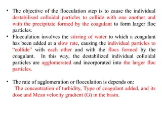 Coagulation and Flocculation Process in water Treatmentppt | PPT