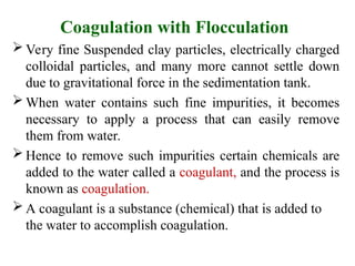 Coagulation and Flocculation Process in water Treatmentppt | PPT