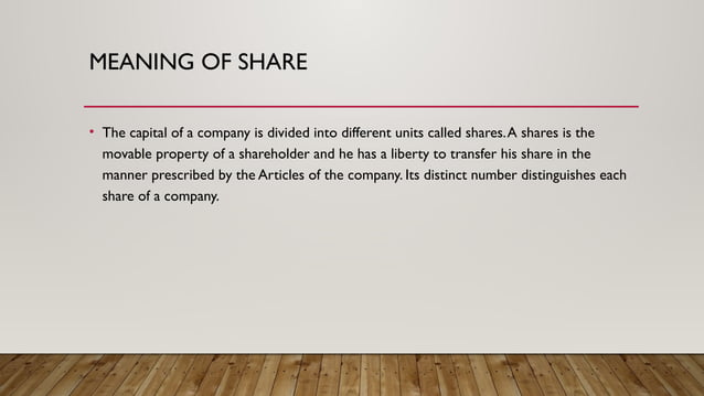 unit -3 company law.pptx Share Capital Meaning, definition, Advantages ...