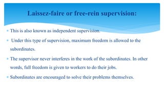 Unit 3 concept of supervision | PPTX