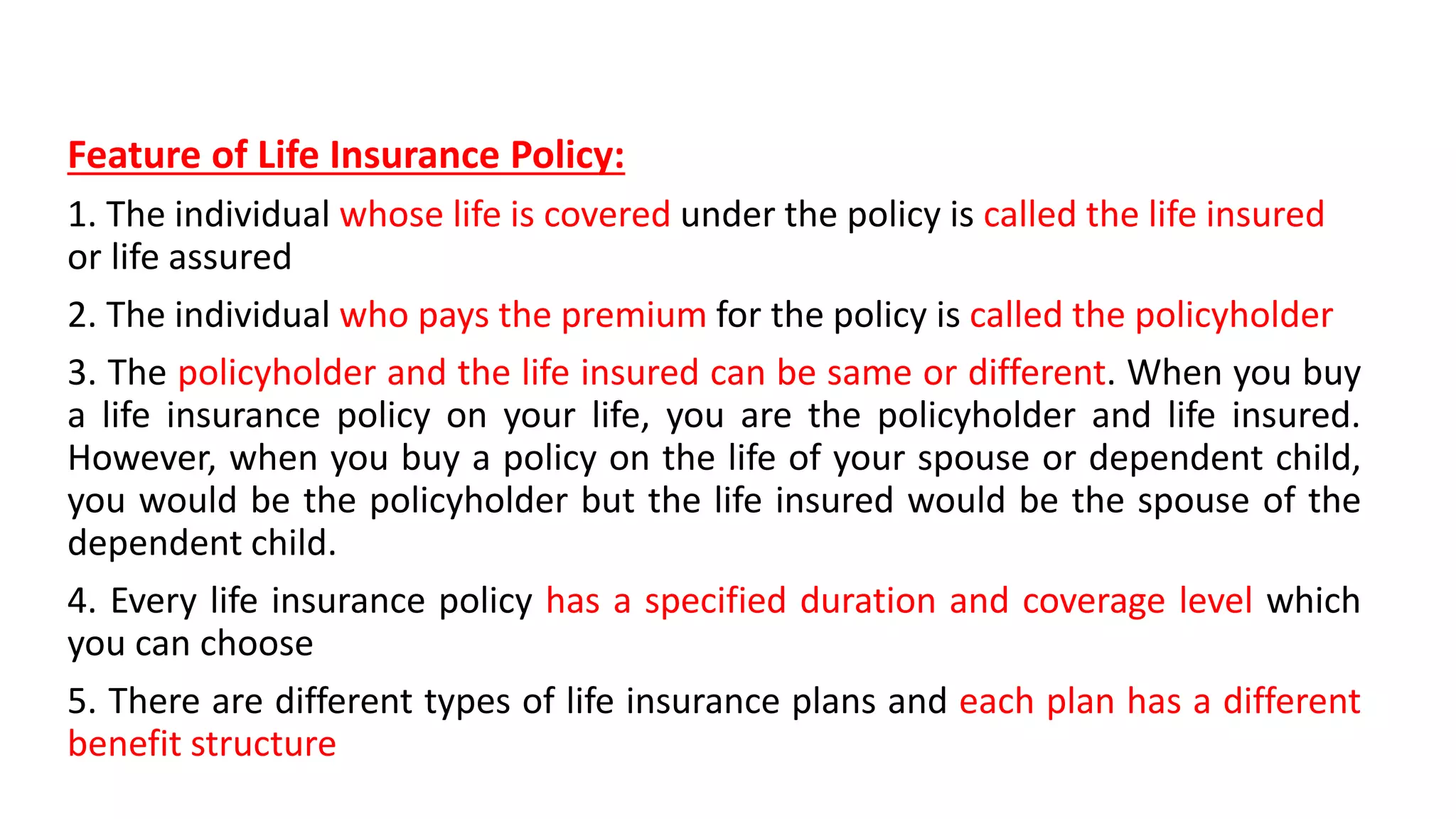 Life Insurance | PPT
