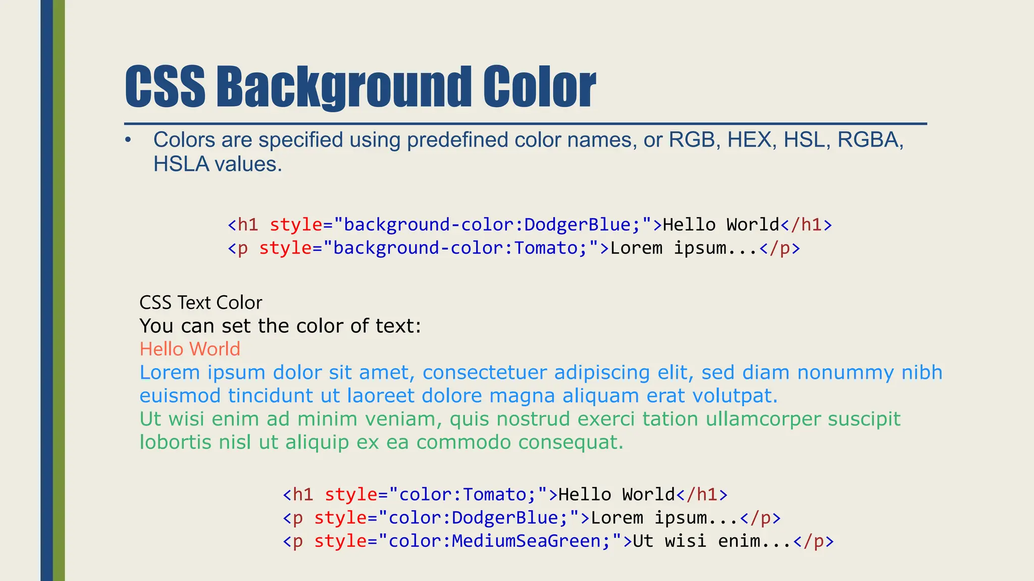 Unit - 3 CSS(Cascading Style Sheet).pptx | Web Development | Internet