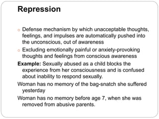 Unit 3 defense mechanisms | PPTX
