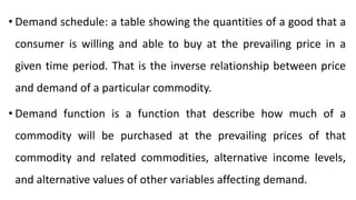 DEMAND AND DEMAND ANALYSIS - Dr.KALEESHWARI.S | PDF